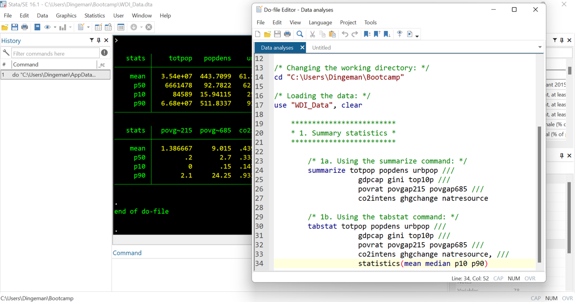 Quantitative Methods Bootcamp