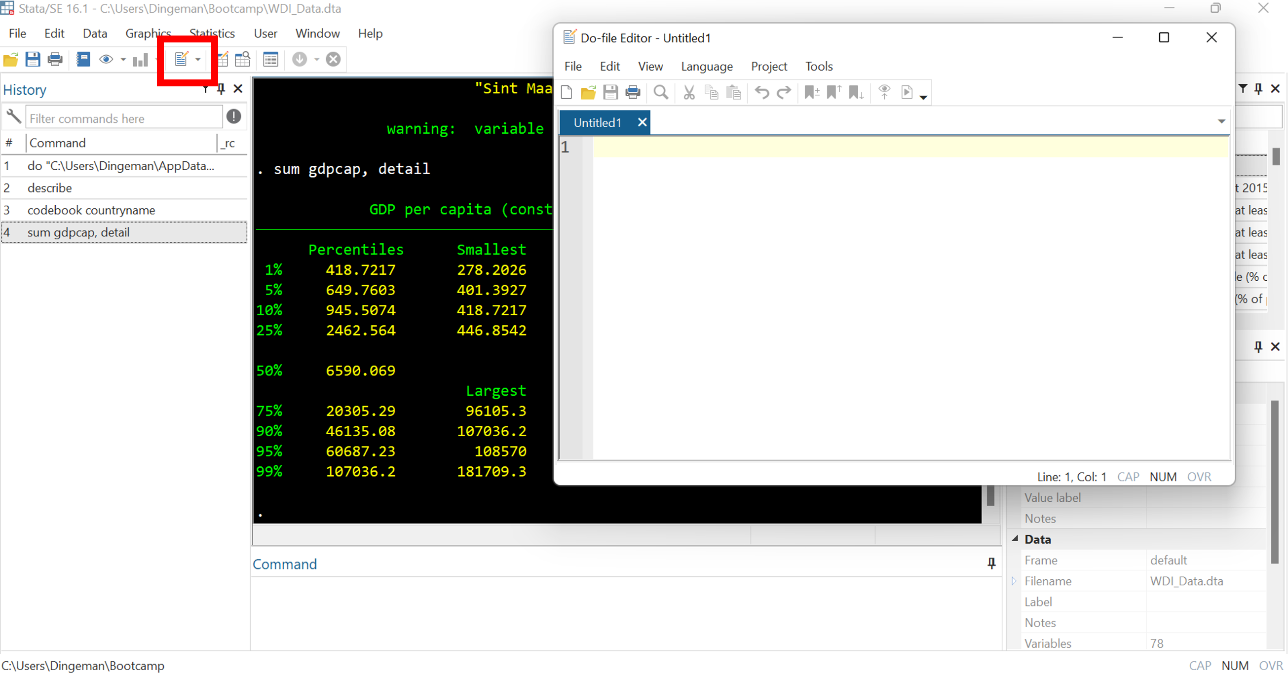 Quantitative Methods Bootcamp